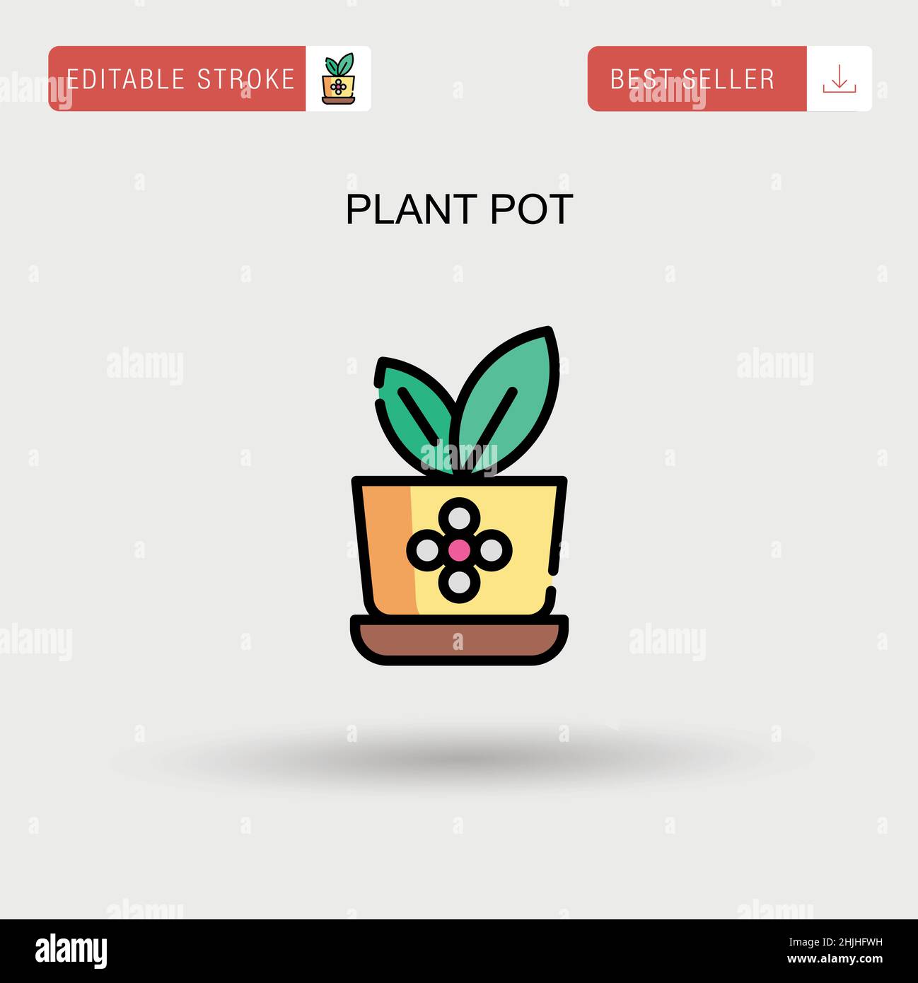 Palm houseplant Stock Vector Images - Alamy