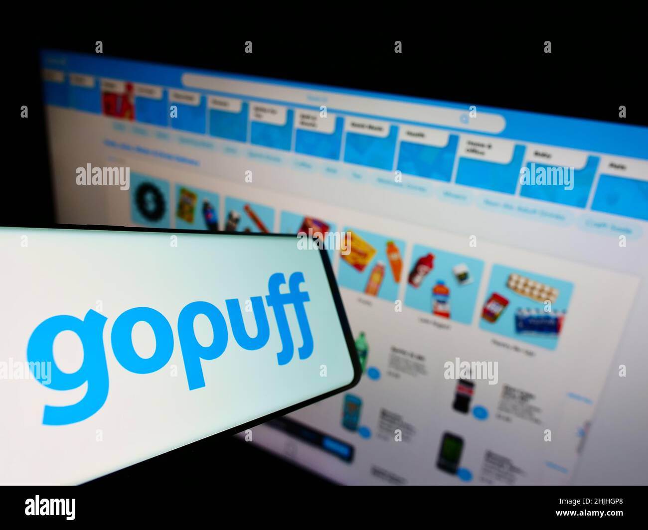 Gopuff logo hi-res stock photography and images - Alamy