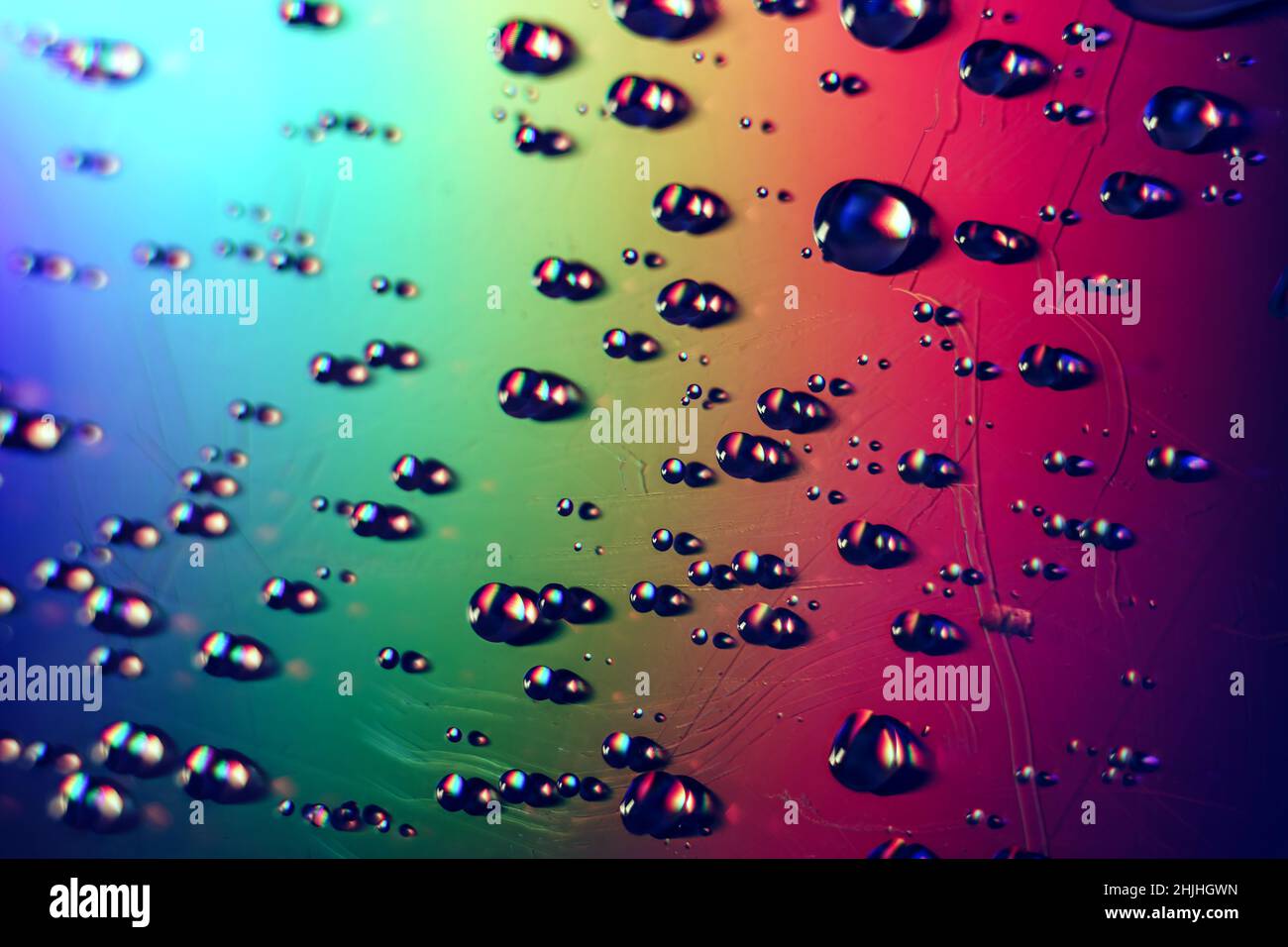Beautiful abstraction multi colored water drop. Background pattern for ...