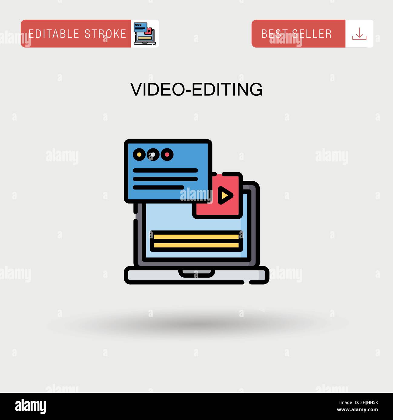 Multimedia project computer Stock Vector Images - Alamy