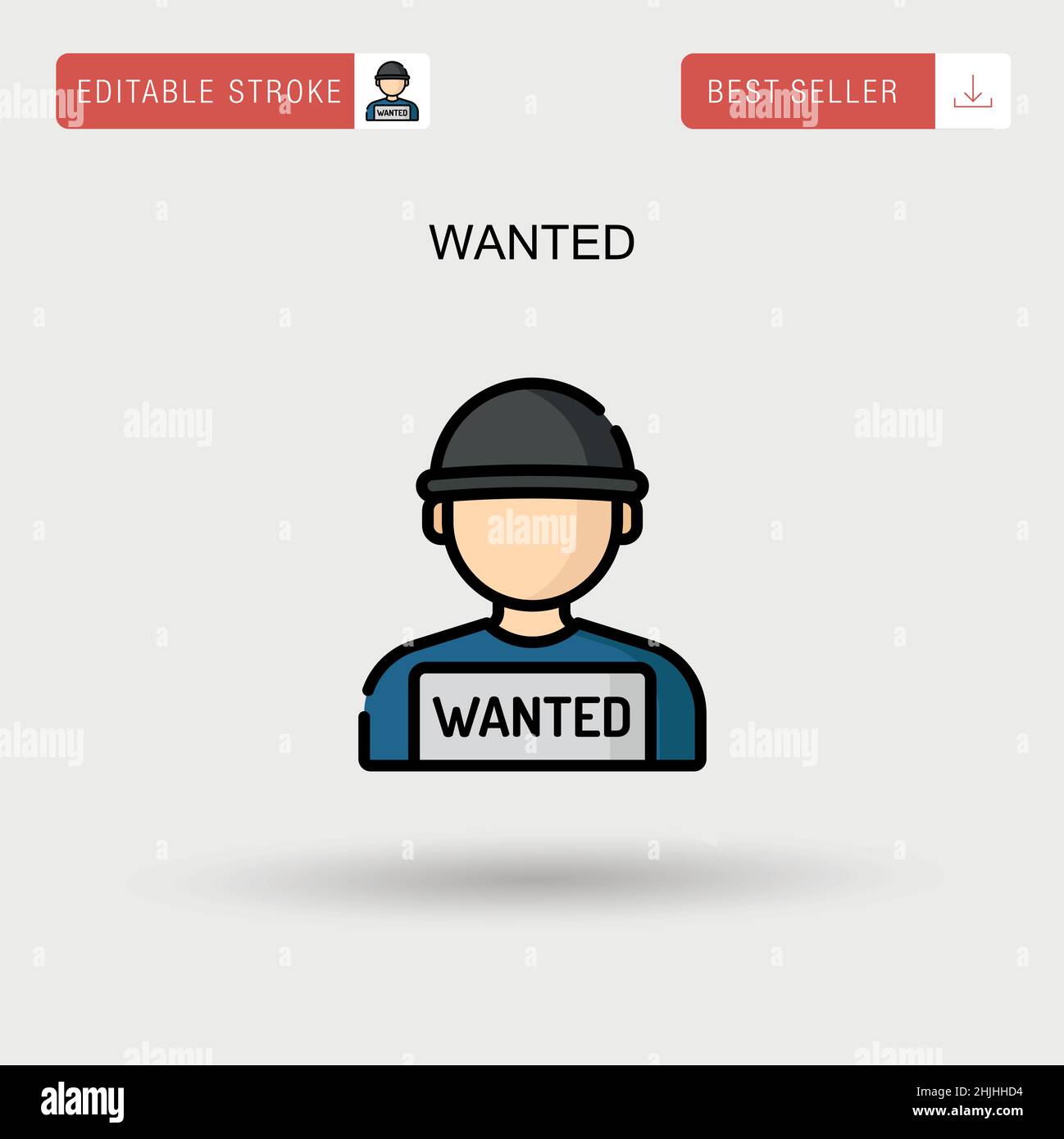 Vintage wanted poster icon hi-res stock photography and images - Alamy