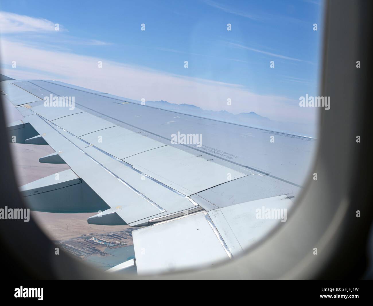 Aerial view above the clouds and sky, Inspiration concept. Travel ...