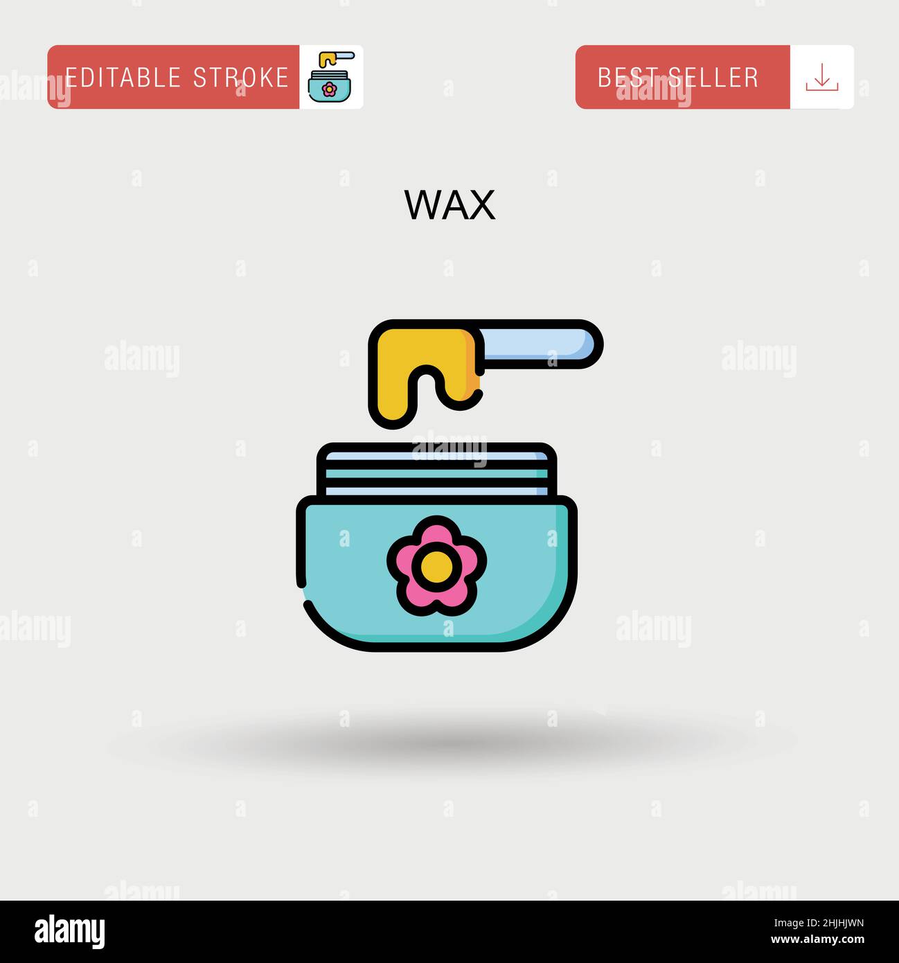 Wax removal Stock Vector Images - Alamy