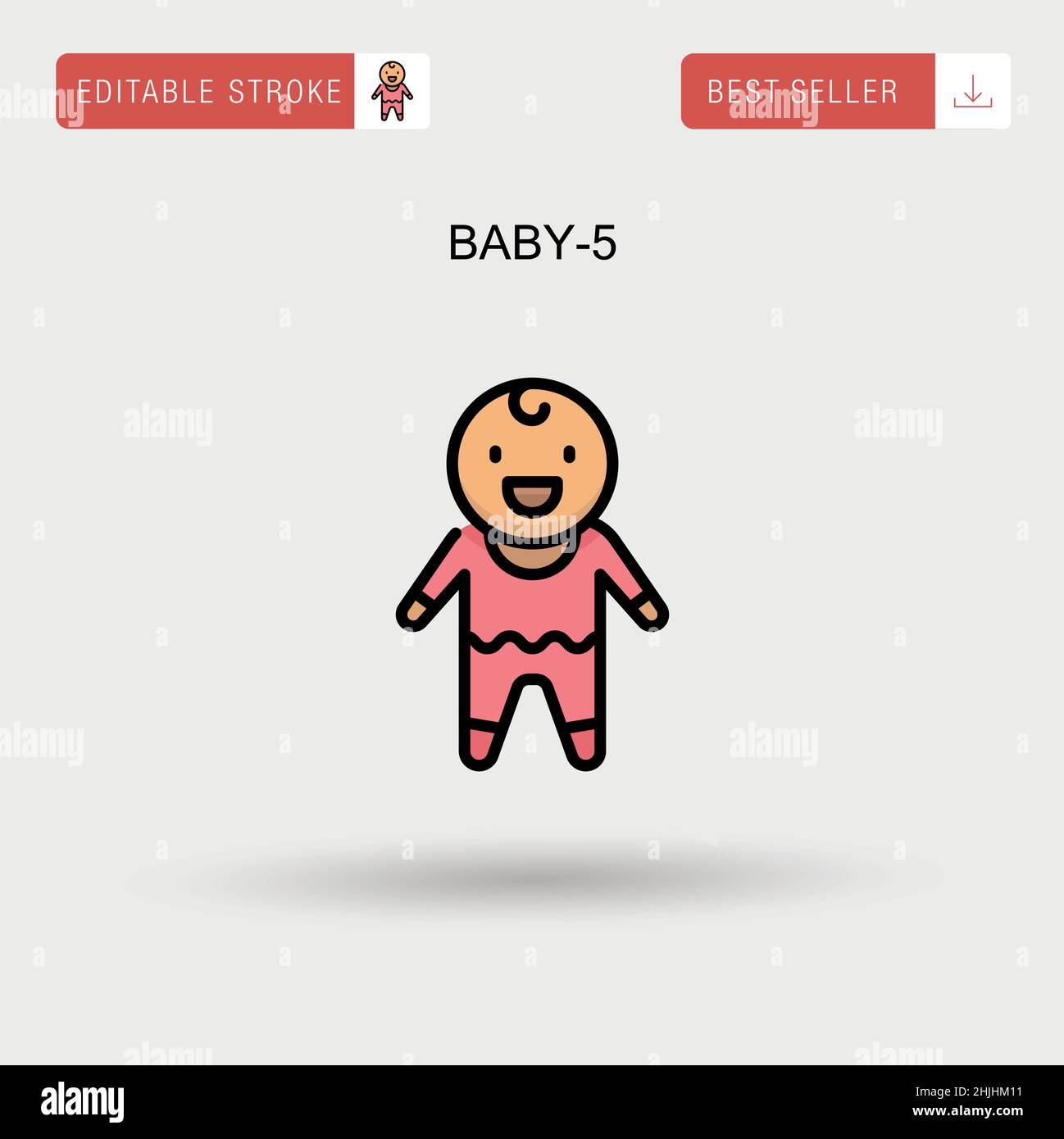 Happy 5 months Stock Vector Images - Alamy