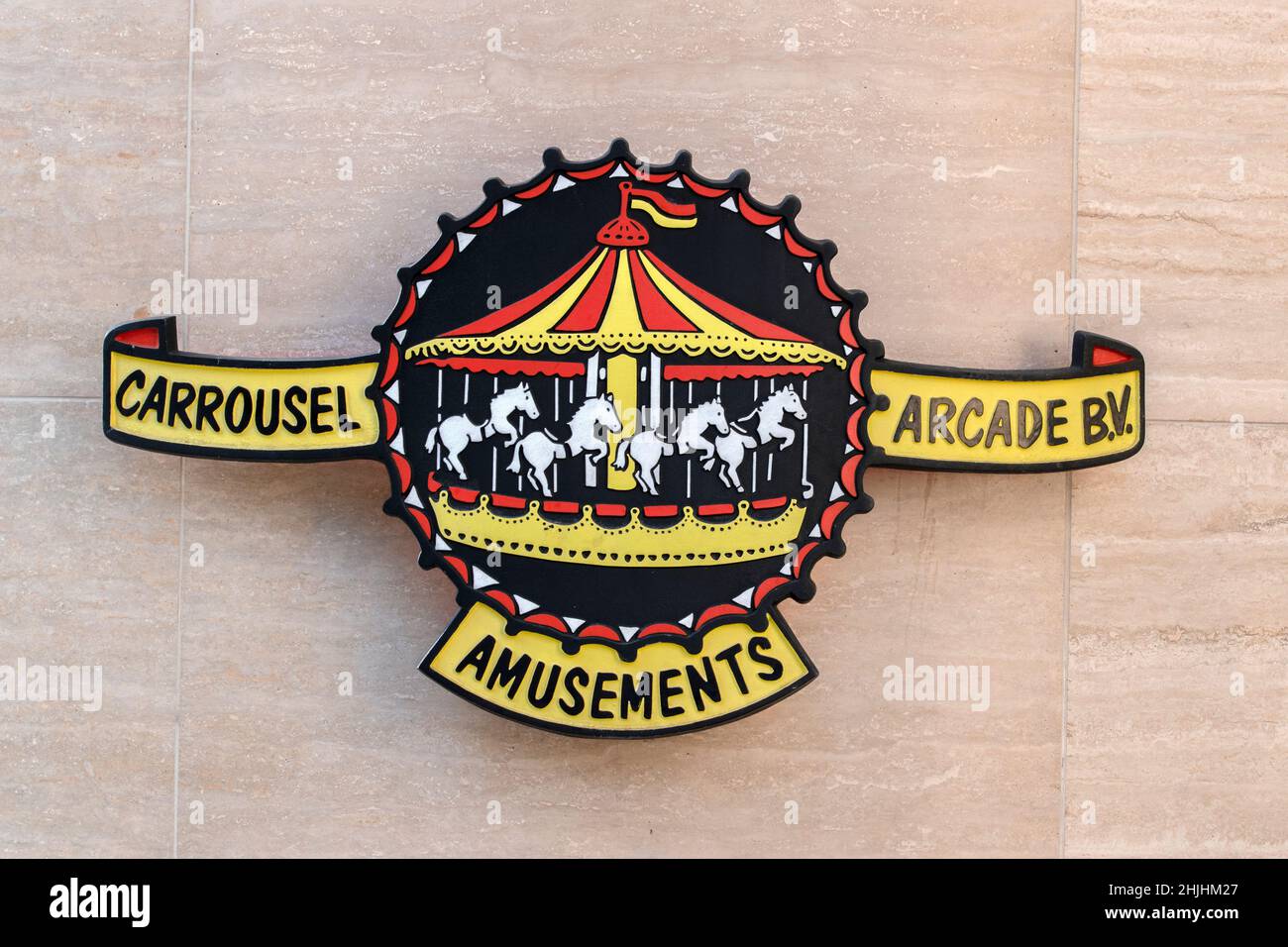 Billboard Carrousel Arcade Amsterdam At Amsterdam The Netherlands 28-1 ...