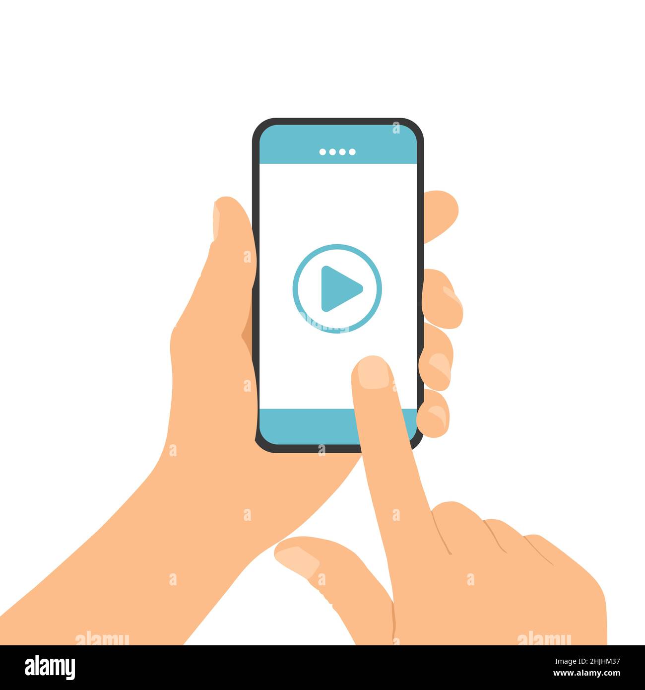 Mobile application for a cell phone user Stock Vector Images - Alamy
