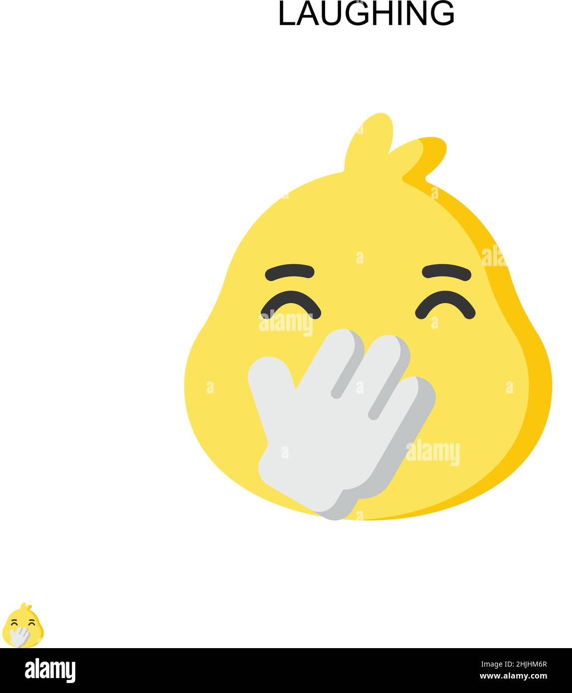 Mouth laughing cartoon icon vector hi-res stock photography and images ...