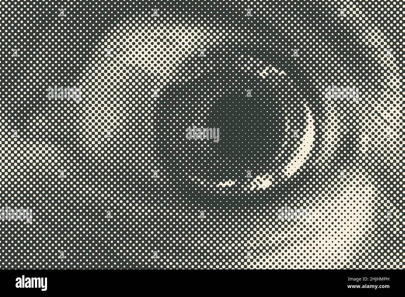 Halftone male eye. Vector Illustration Stock Vector Image & Art - Alamy