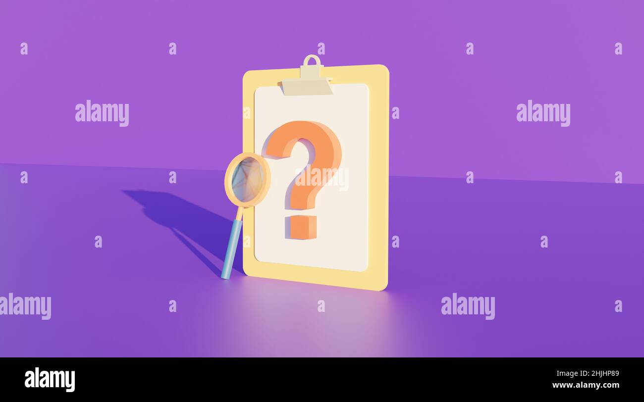 faq frequently asked question concept with big question mark and ...