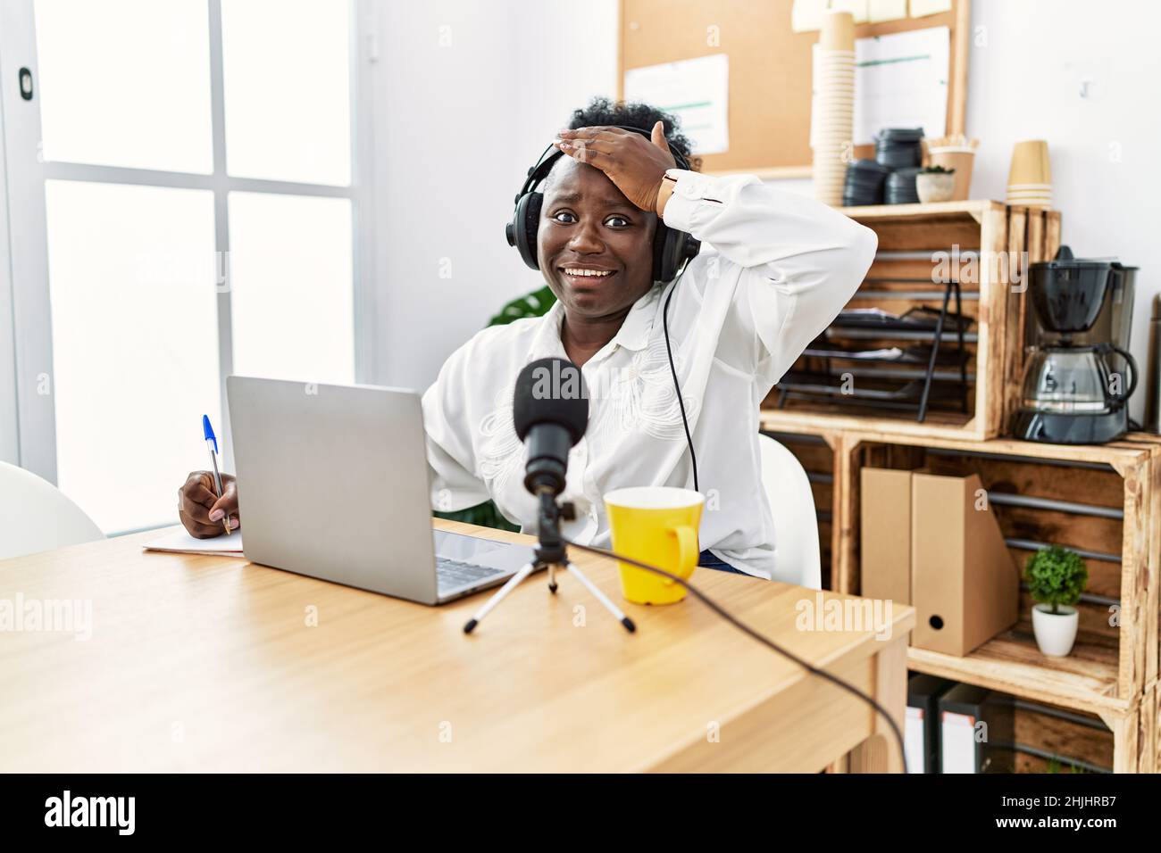 Studio sick broadcaster hi-res stock photography and images - Alamy