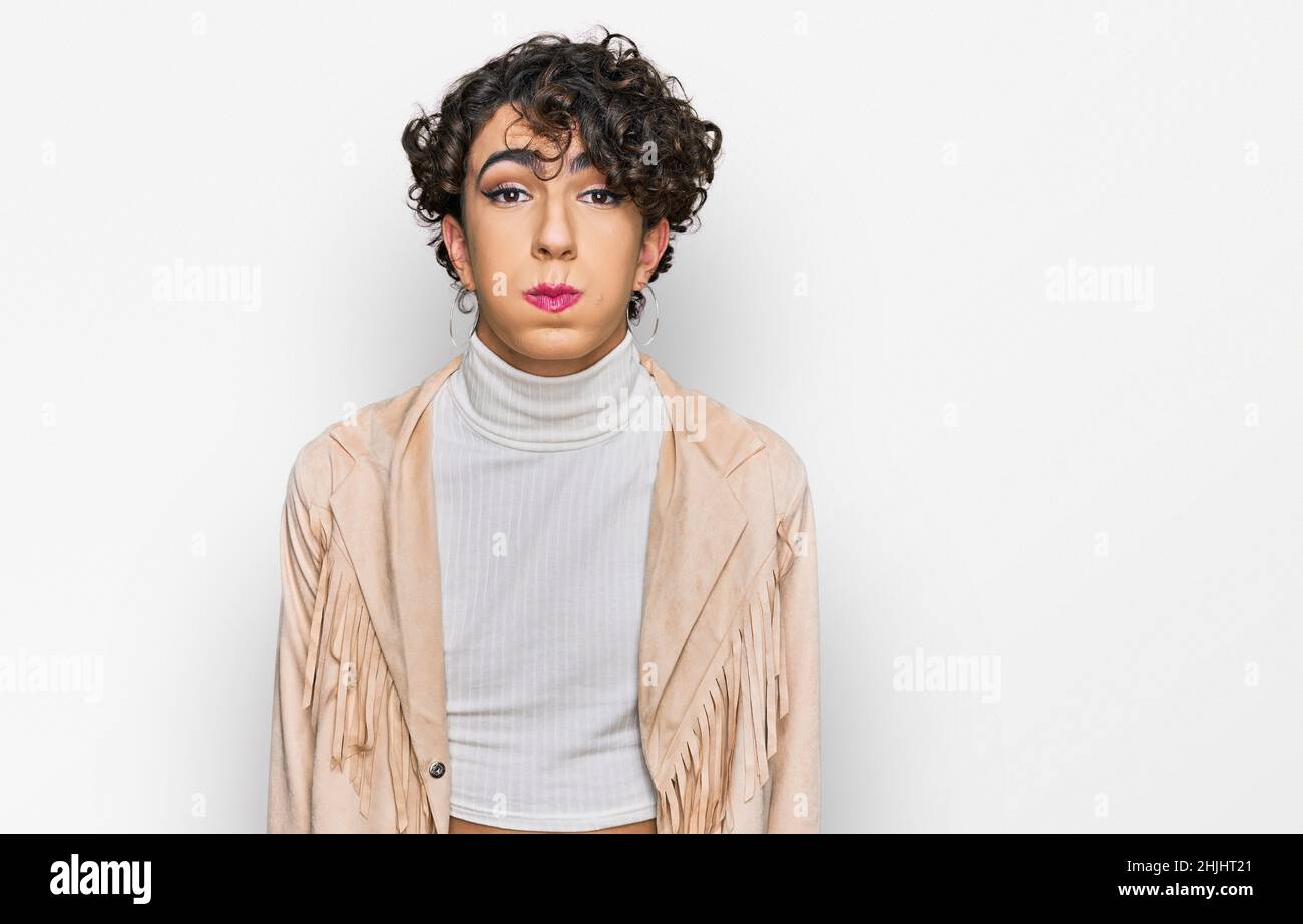 Puffed up cheeks hi-res stock photography and images - Alamy