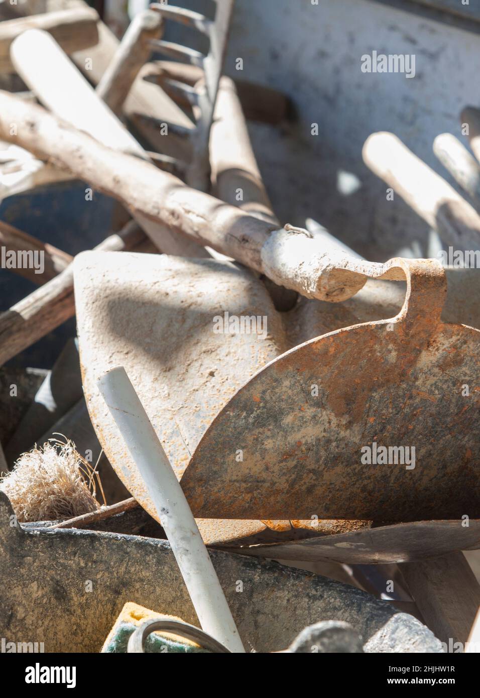 Hoe handles hi-res stock photography and images - Alamy