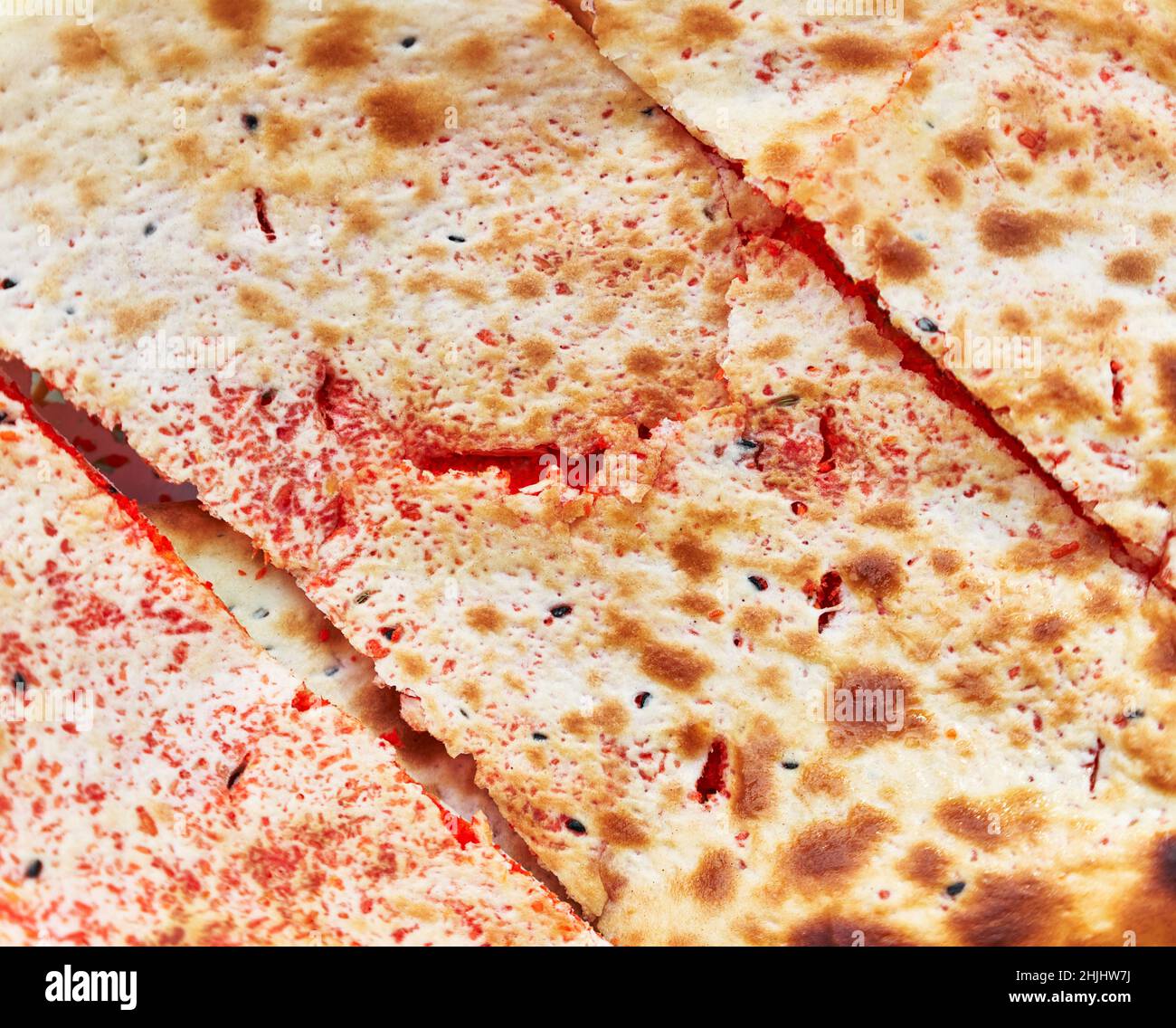 Delicious indian naan bread texture Stock Photo - Alamy