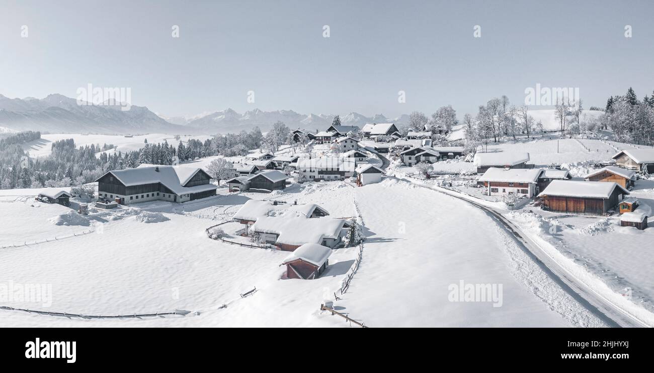 Glorious winter morning with half a metre of fresh powder snow in the ...