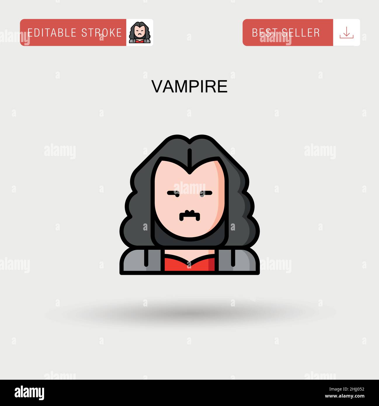 Cartoon vampire girl hi-res stock photography and images - Alamy