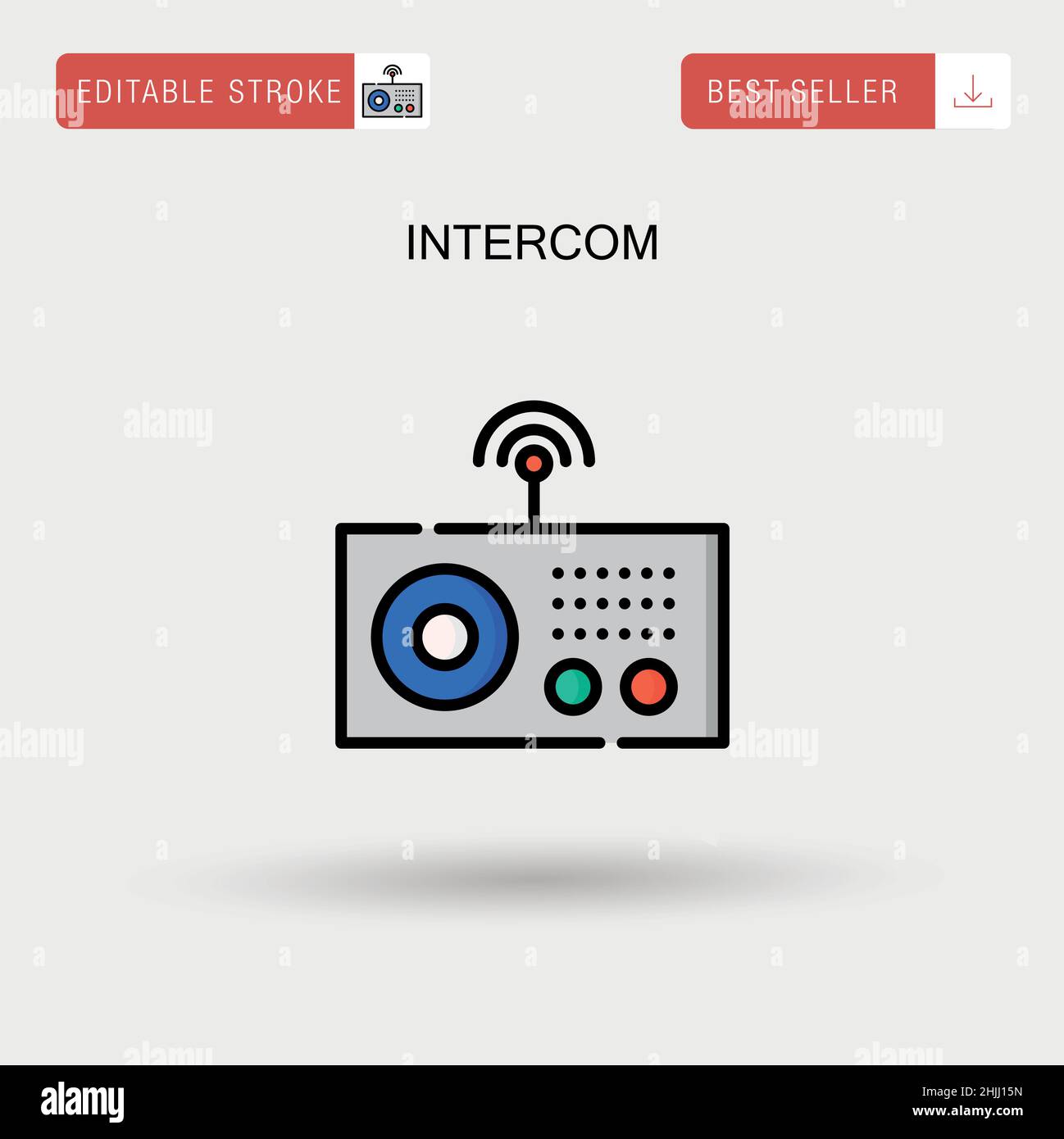Intercom security Stock Vector Images - Alamy