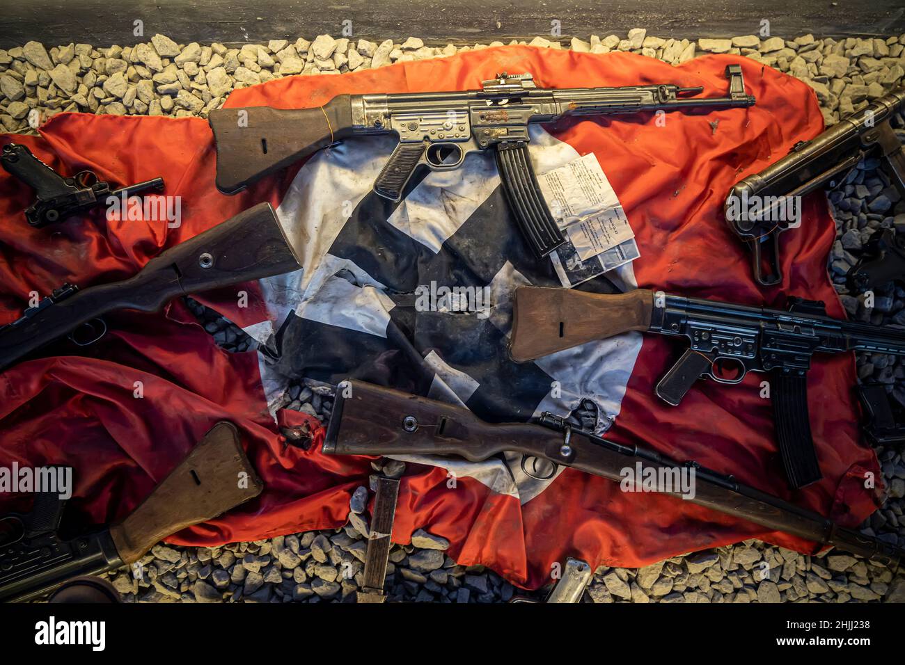 Captured weapons of Nazi Germany captured by the Red Army after the ...