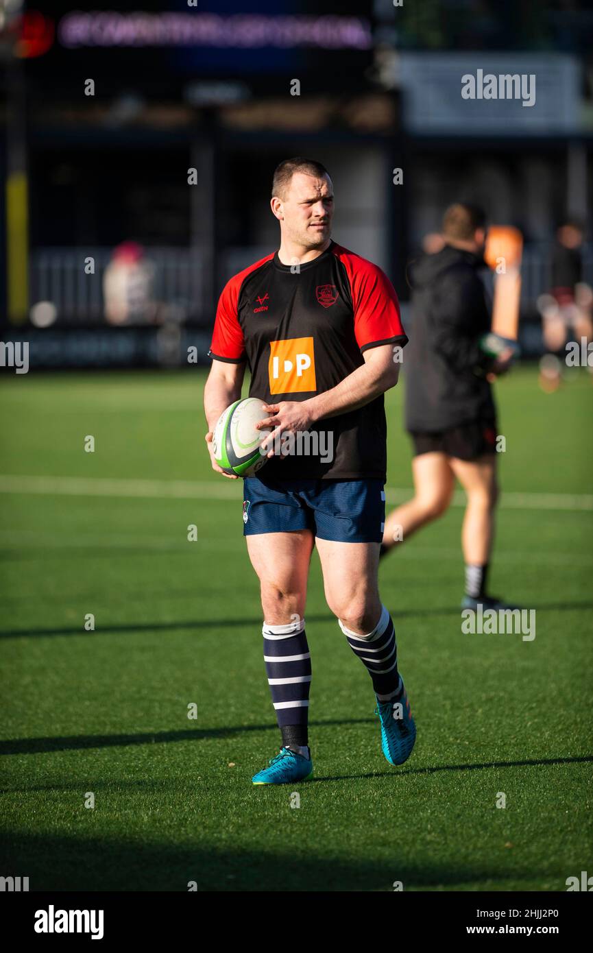 BUTTS PARK ARENA Coventry ,England 29th of January 2022 : RYAN BURROWS ...