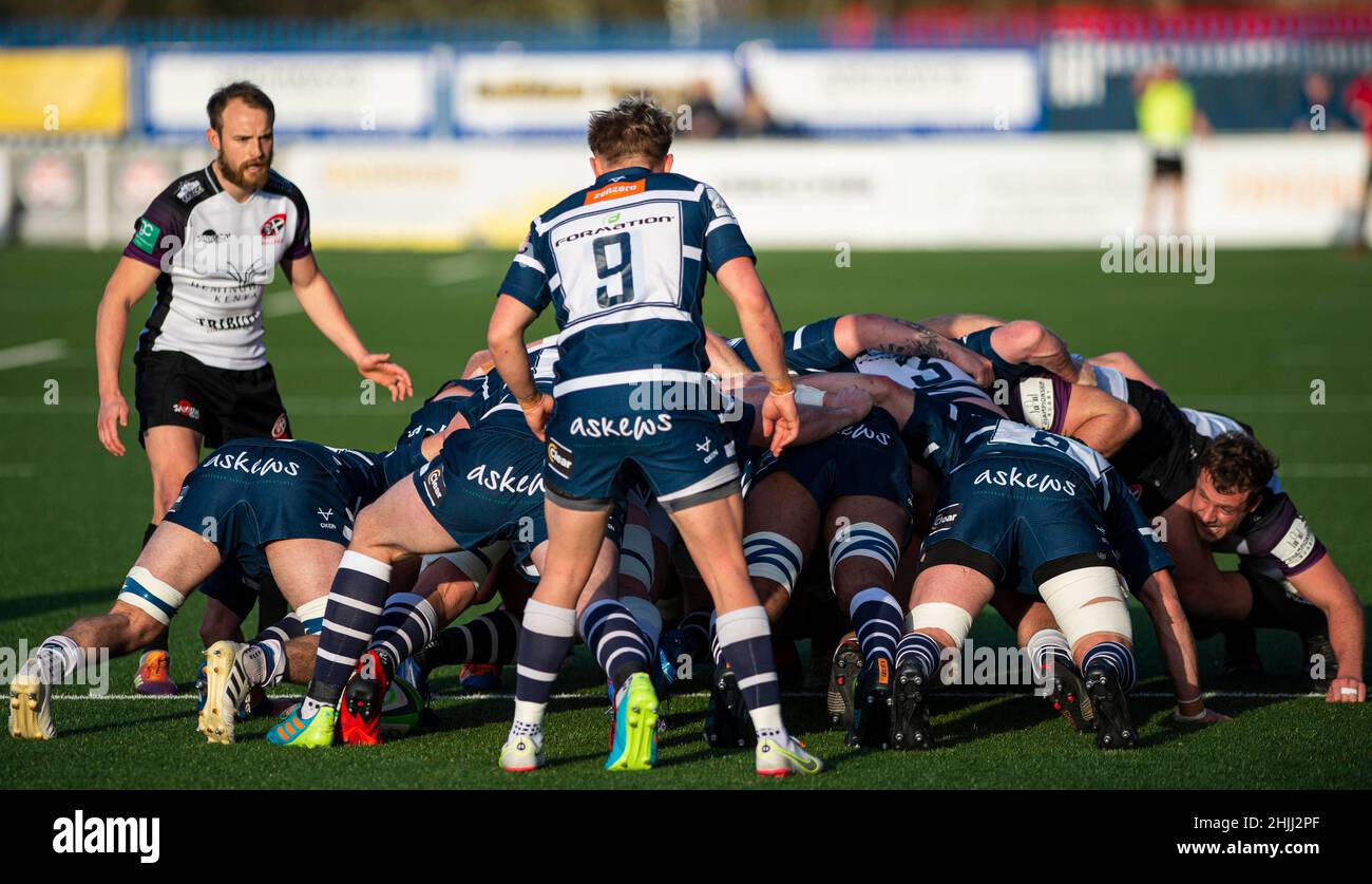 BUTTS PARK ARENA Coventry ,England 29th of January 2022 : JOSH BARTON ...