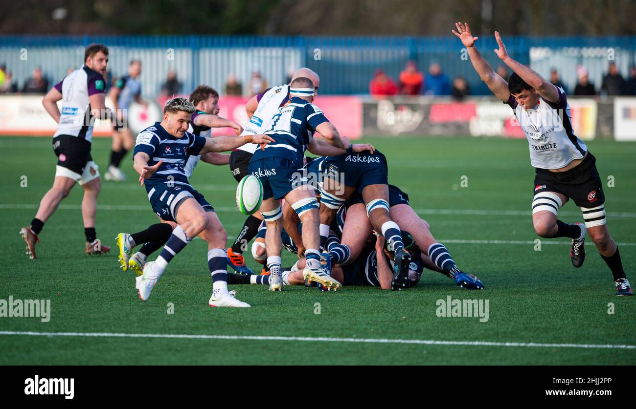 BUTTS PARK ARENA Coventry ,England 29th of January 2022 : JOSH BARTON ...