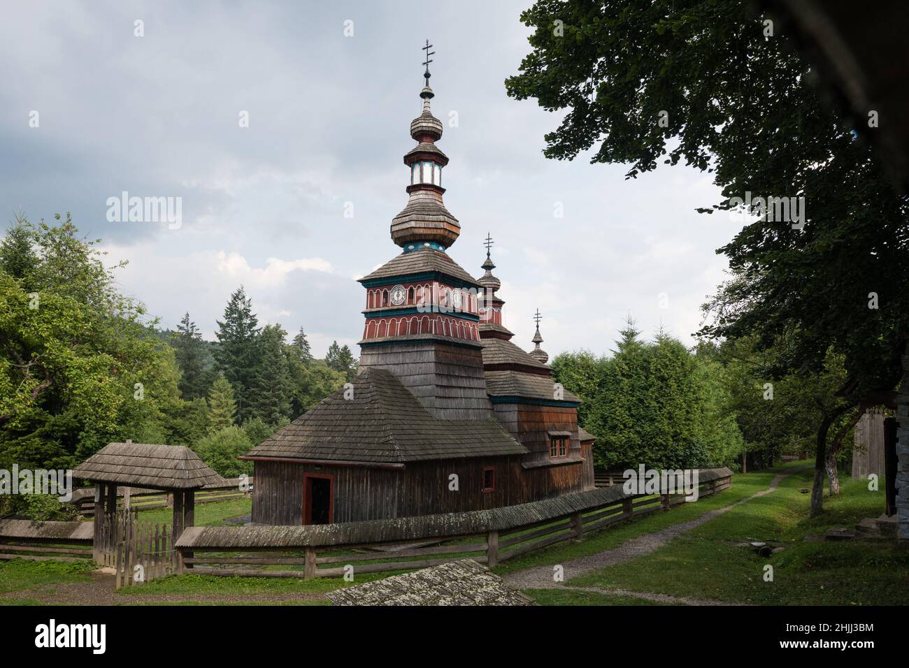 The Greek Catholic wooden church of the Protection of the Most Holy ...