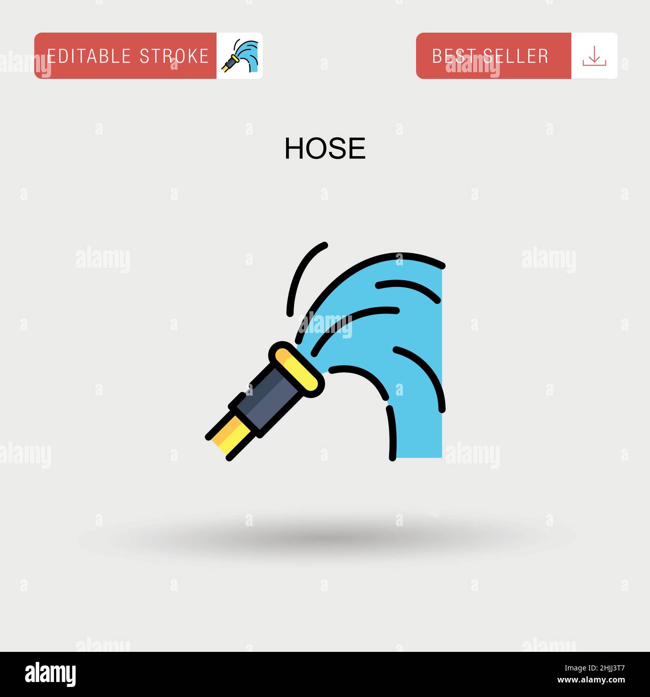 Hose pipe Stock Vector Images - Alamy