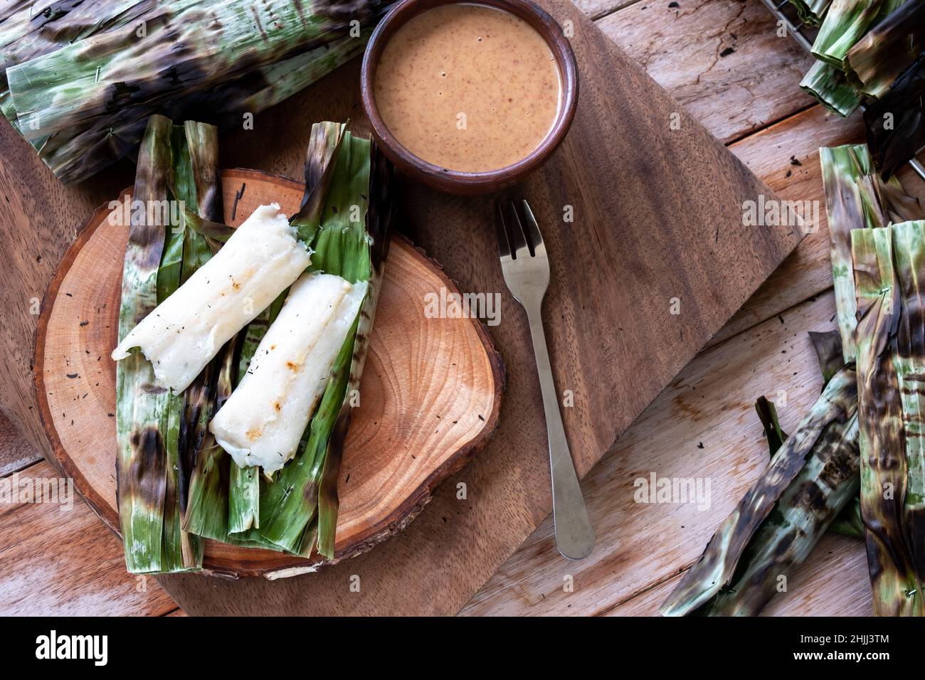 Grilled fish cake hi-res stock photography and images - Alamy