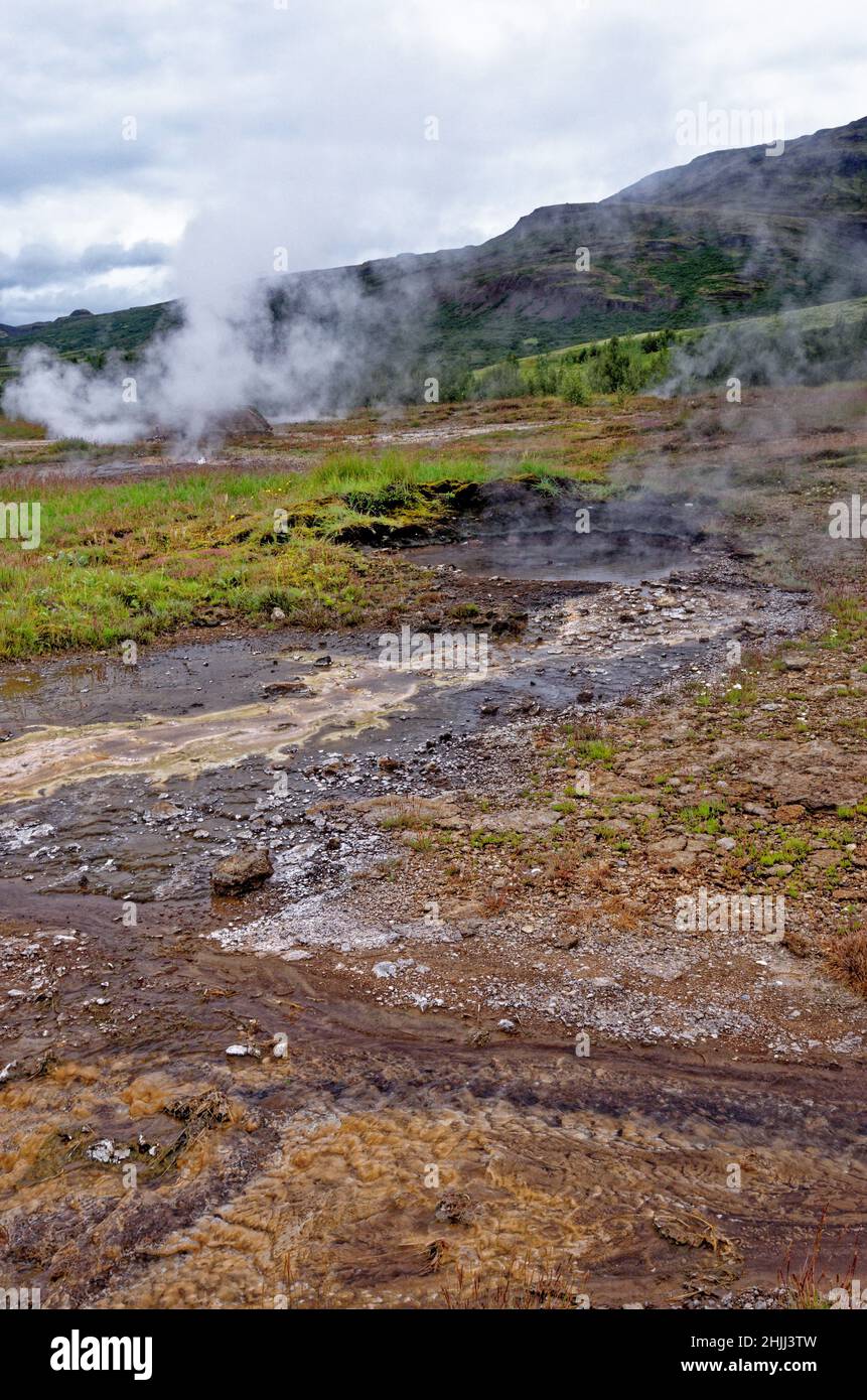 Haukadalur Blesi Geysir - Golden Circle - Iceland. Europe Travel ...