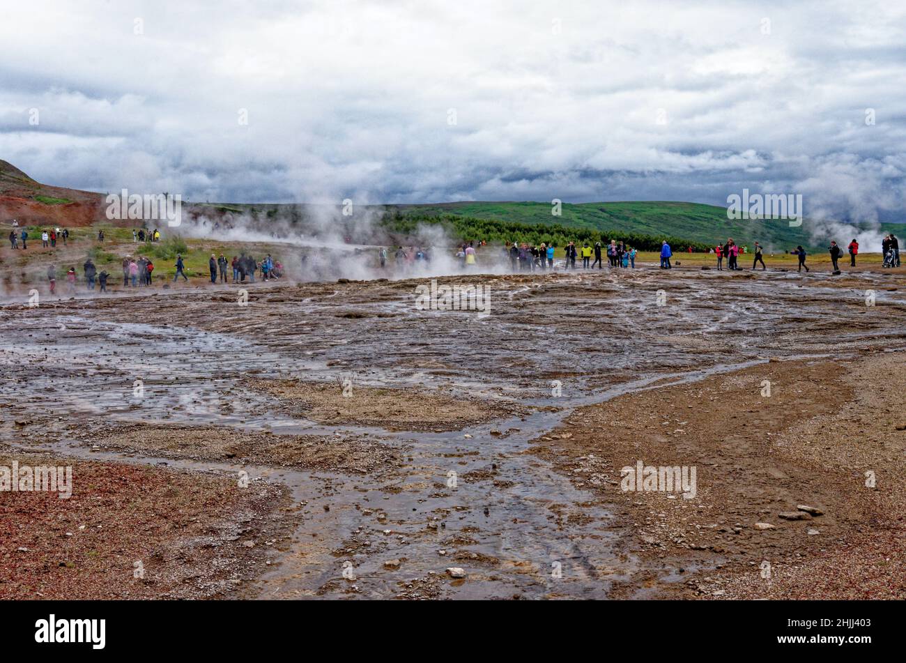 Haukadalur Blesi Geysir - Golden Circle - Iceland. Europe Travel ...