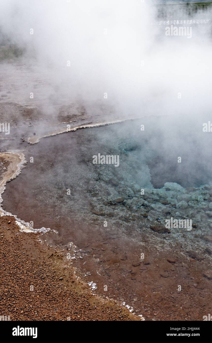 Haukadalur Blesi Geysir - Golden Circle - Iceland. Europe Travel ...