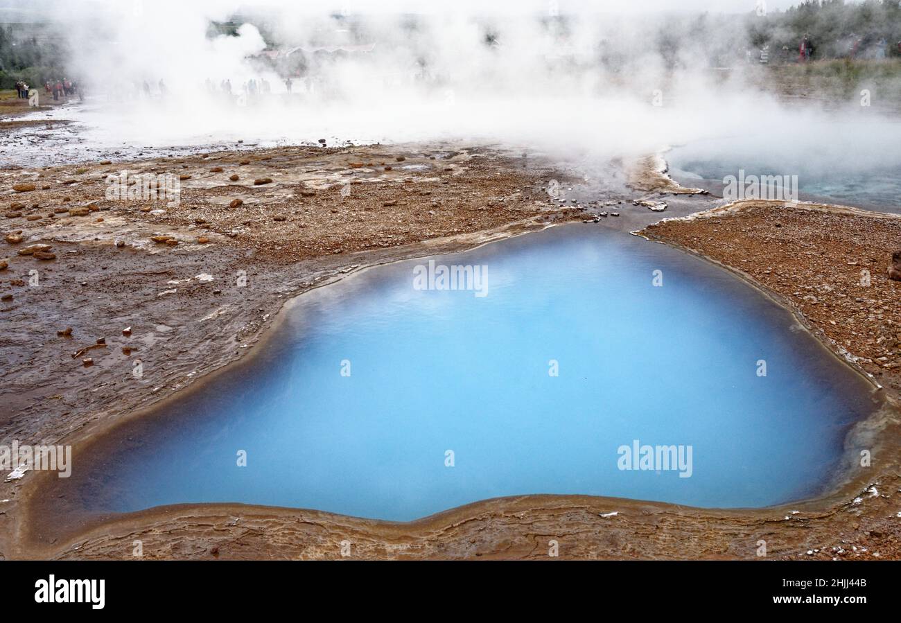 Haukadalur Blesi Geysir - Golden Circle - Iceland. Europe Travel ...