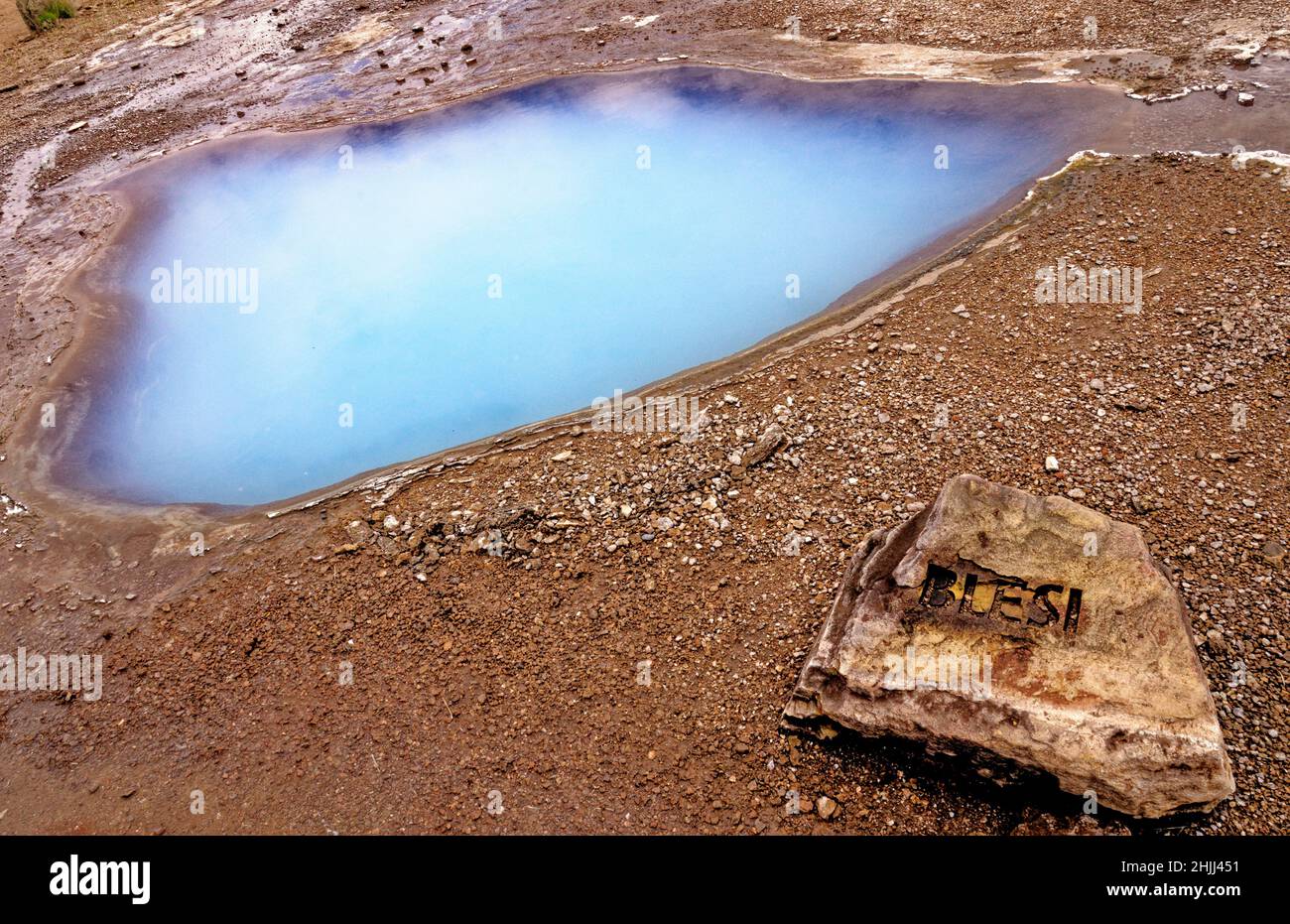 Haukadalur Blesi Geysir - Golden Circle - Iceland. Europe Travel ...