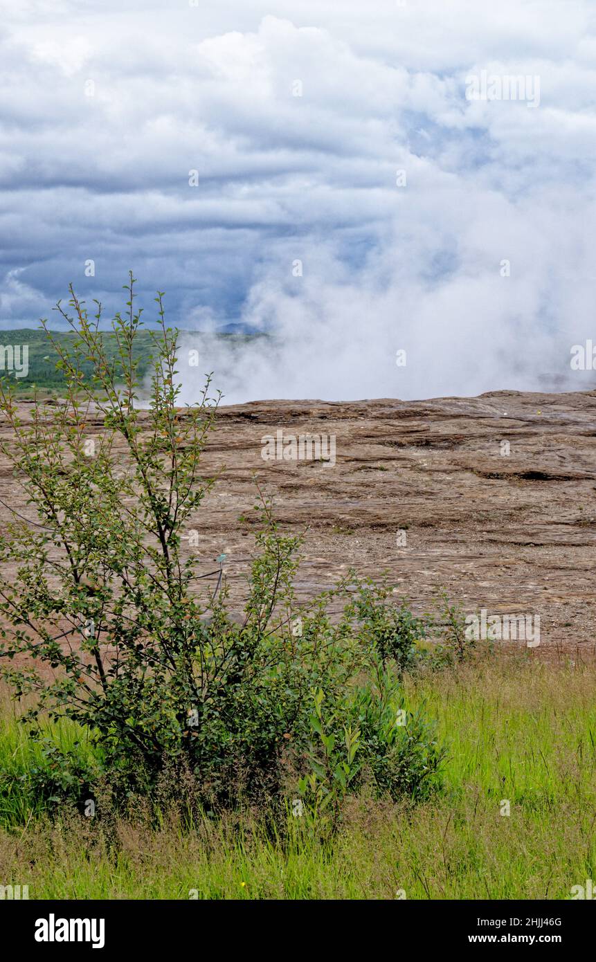Haukadalur Blesi Geysir - Golden Circle - Iceland. Europe Travel ...