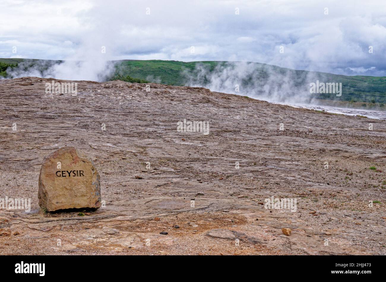 Haukadalur Blesi Geysir - Golden Circle - Iceland. Europe Travel ...