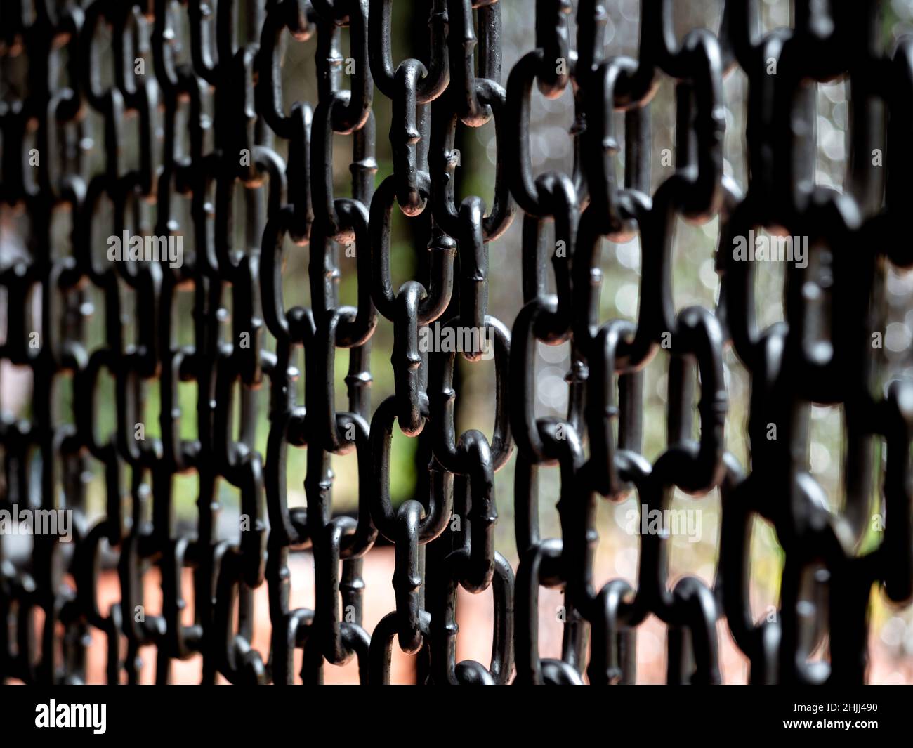 Chain background. Abstract high contrast old grunge texture chains wall ...