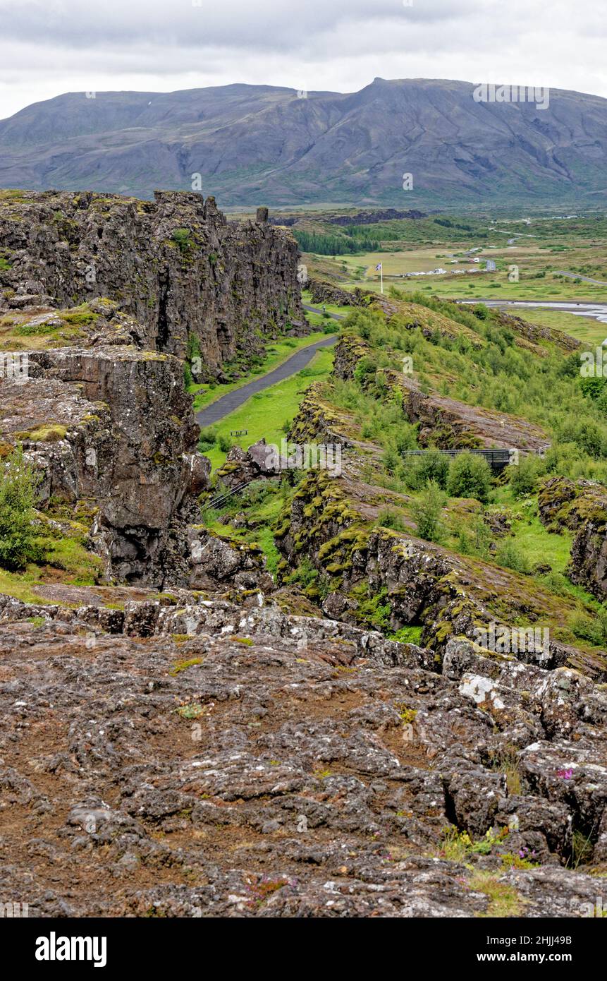 Iceland - Thingvellir National Park - UNESCO World Heritage Site - The ...