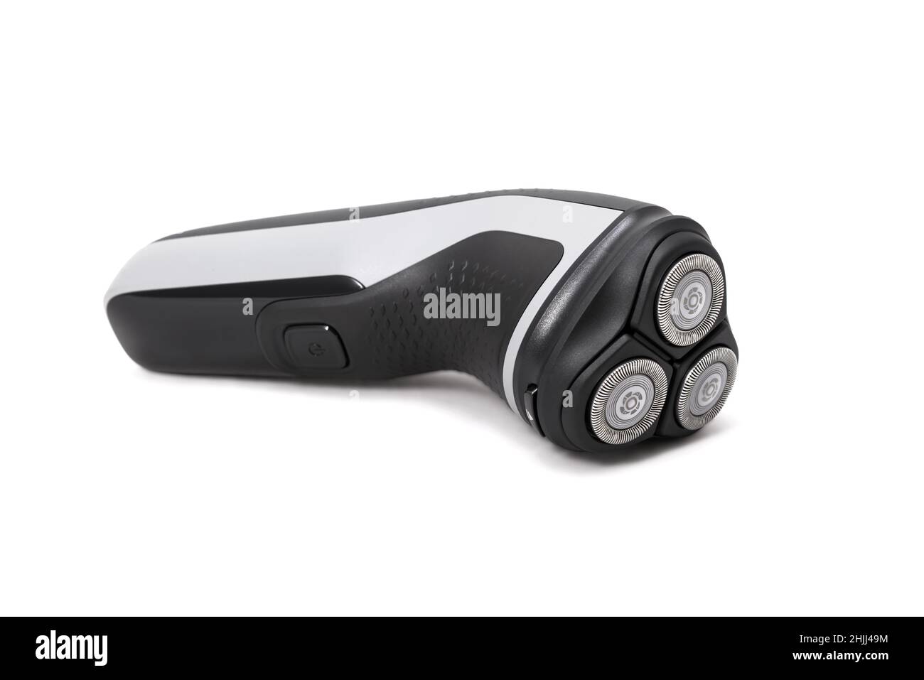 modern battery electric shaver isolated on white background with ...