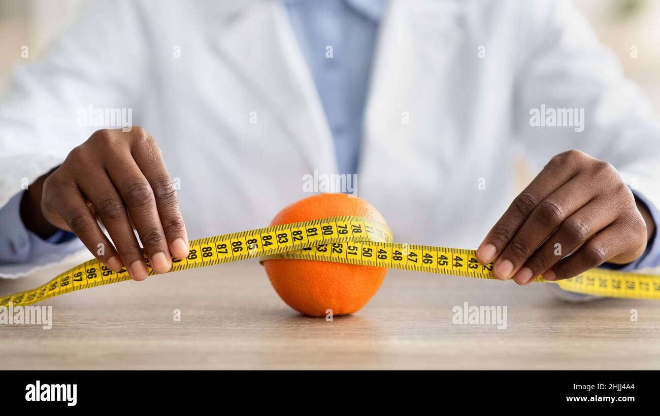 Cellulite is consequence of poor nutrition. African american ...