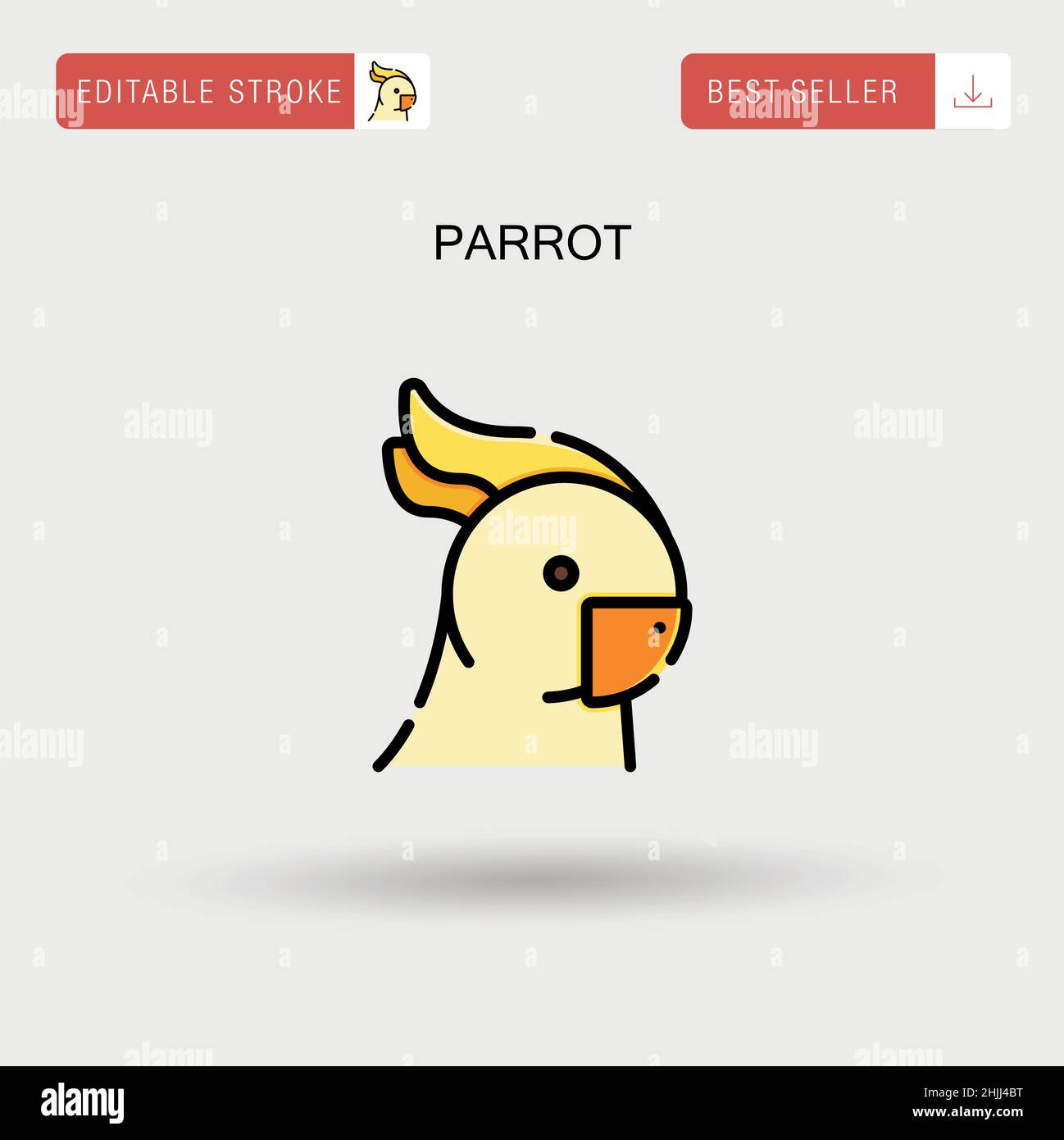 Parrot bird hawaiian Stock Vector Images - Alamy