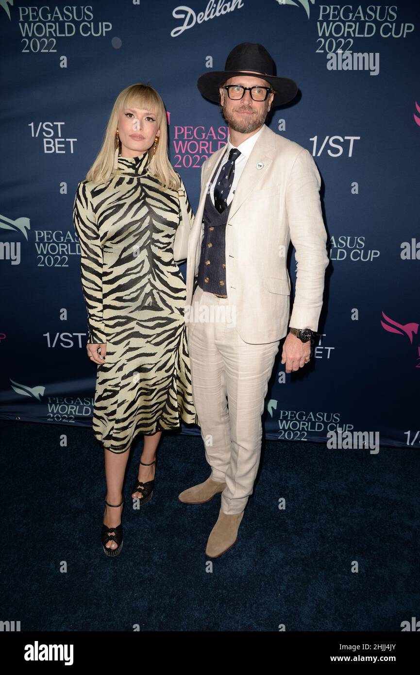 Hallandale FL, USA. 29th Jan, 2022. Mosha Lundström Halbert and Aidan ...