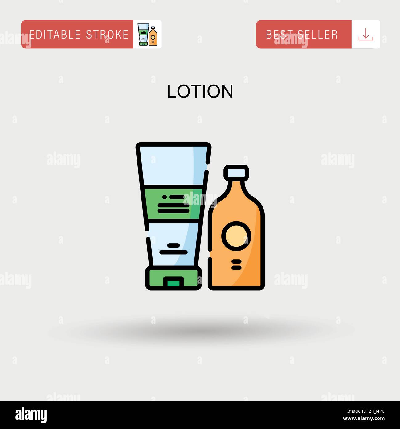 Woman applying lotion body Stock Vector Images - Alamy