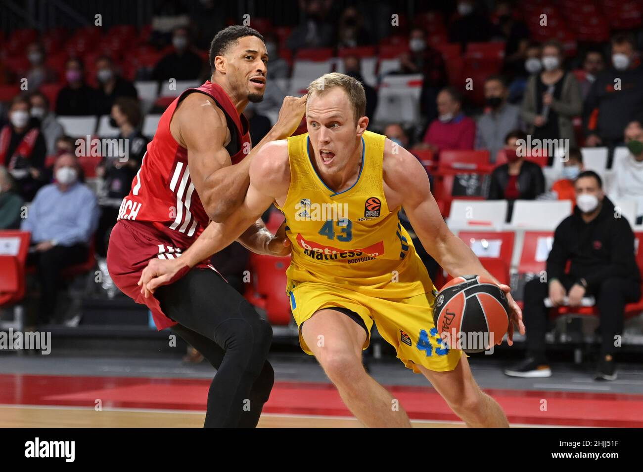 Luke SIKMA (Berlin), action, duels versus Augustine RUBIT (FCB ...