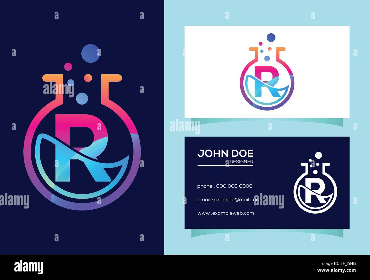 Initial R monogram alphabet with earth globe emblem. Globe logo design ...