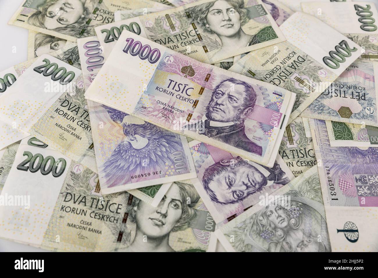 Czech currency hi-res stock photography and images - Alamy
