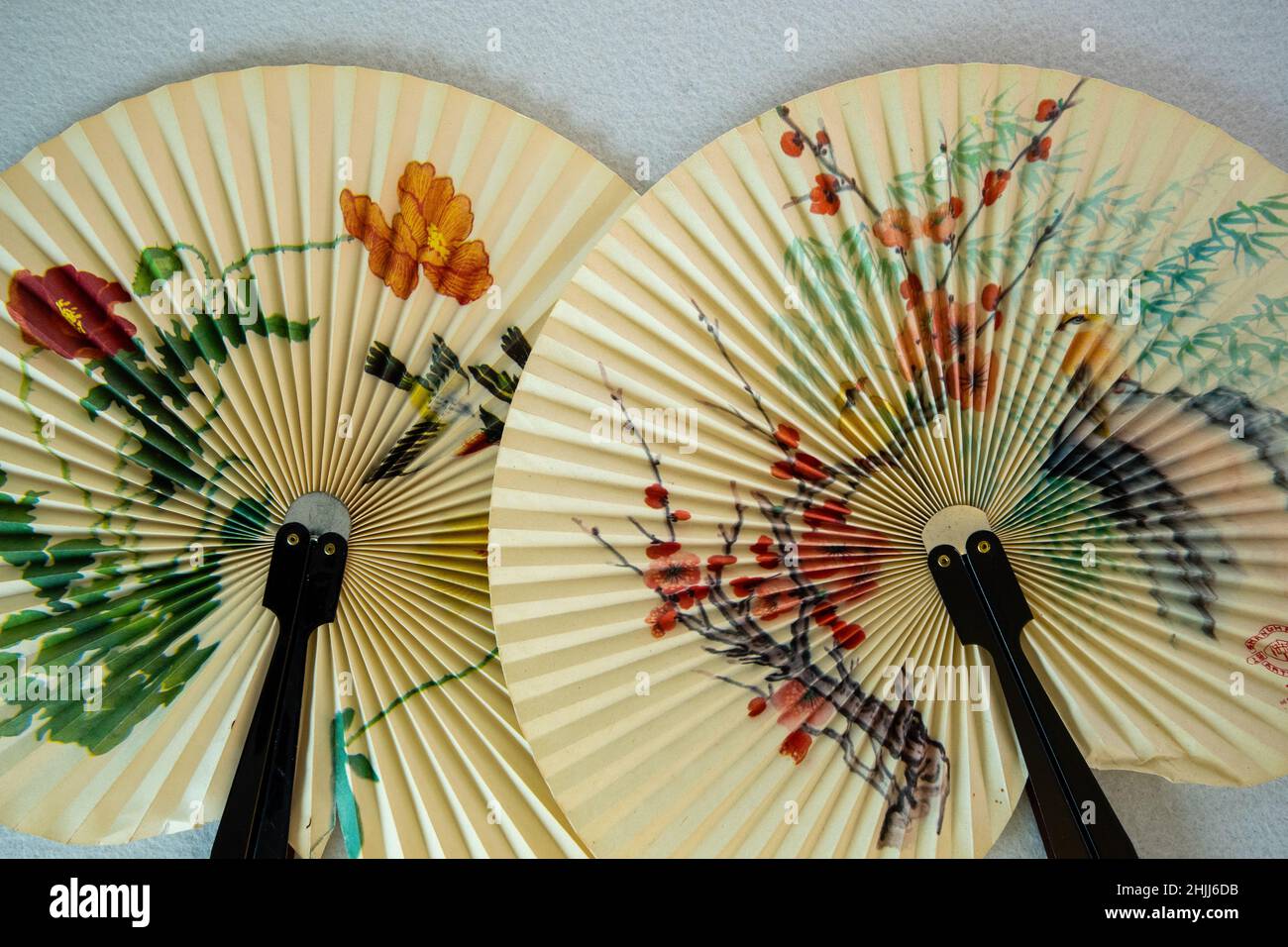 asian paper fan Stock Photo - Alamy
