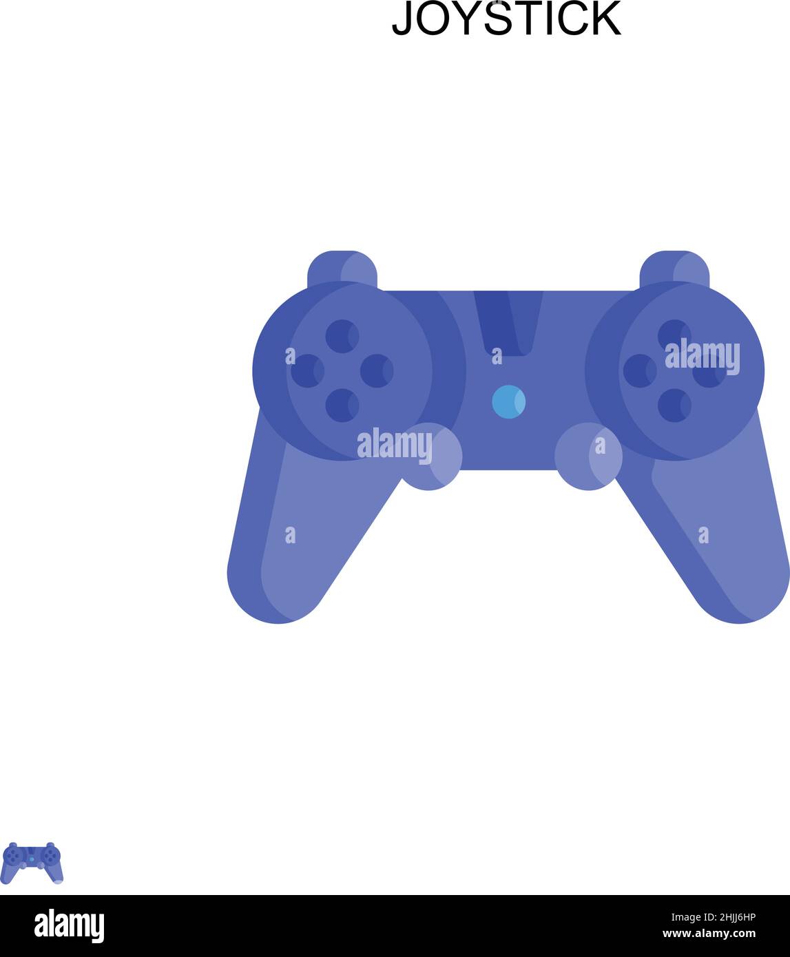 Flat joystick icon Stock Vector Images - Alamy