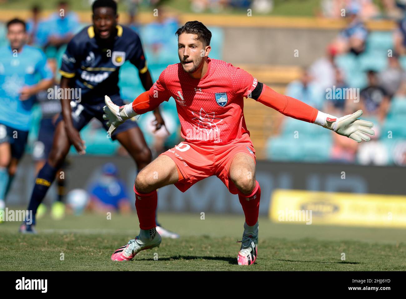 Sydney, Australia, 30 January, 2022. Thomas Heward-Belle of Sydney FC ...
