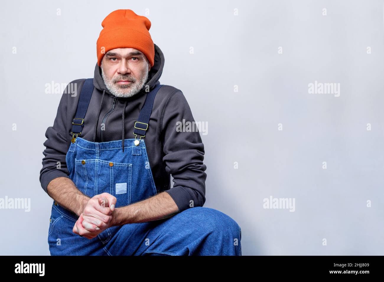 Portrait professional worker in industrial hi-res stock photography and ...