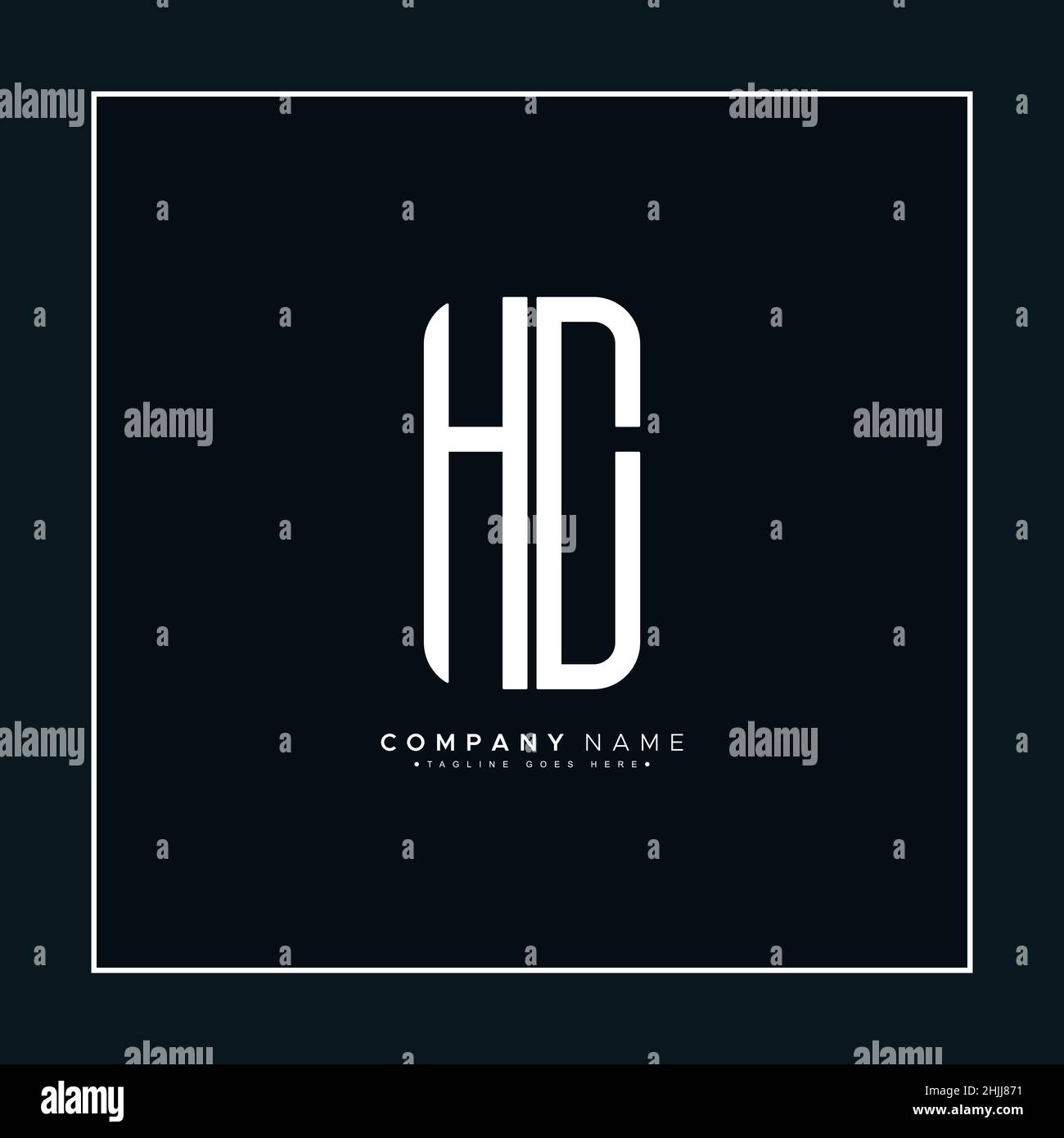 Minimal Business logo for Alphabet HC - Initial Letter H and C Logo ... Minimal Business logo for Alphabet HC - Initial Letter H and C Logo ...