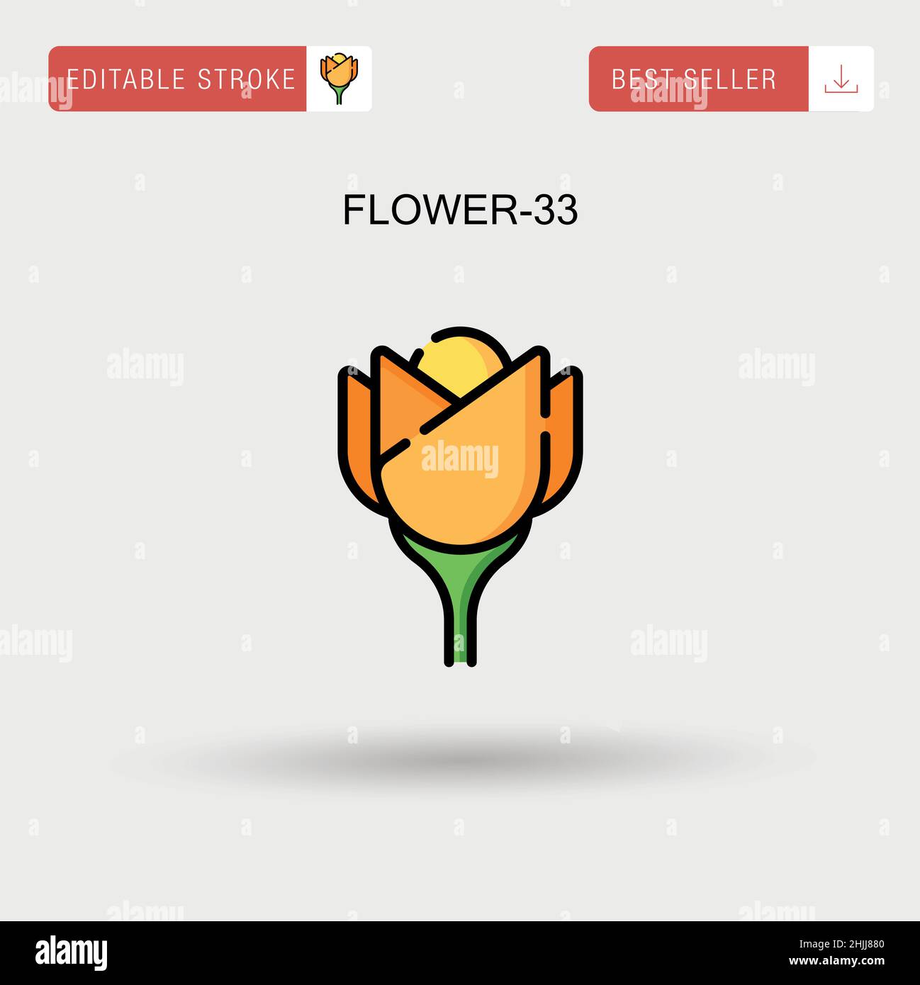 Flower and shrub Stock Vector Images - Alamy